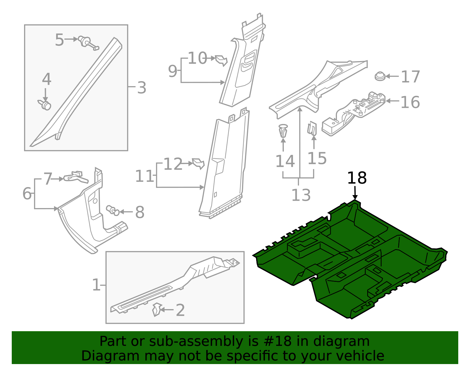 2018-2024 Volkswagen Tiguan Sound Absorber 5NN-863-919-B | OEM Parts Online