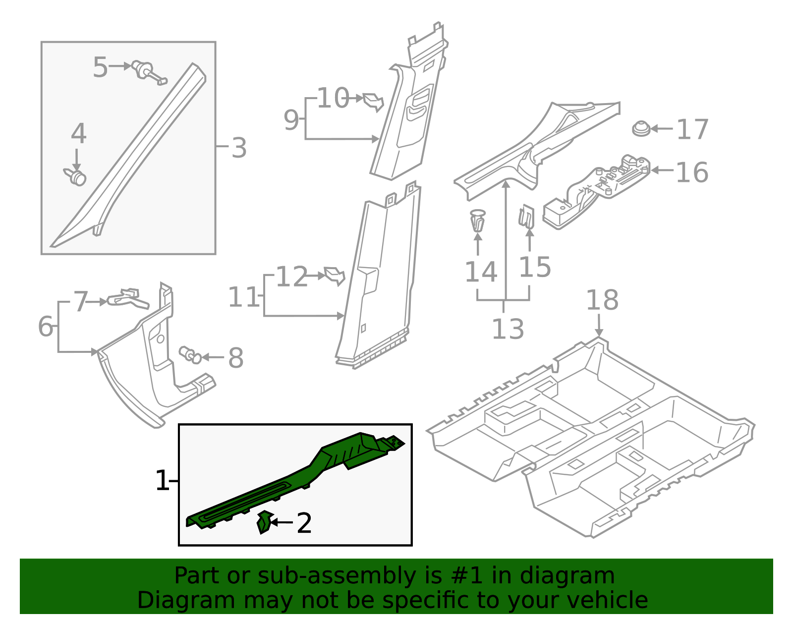 Door Sill Plate 5NN-853-369-R-ESN - Genuine Volkswagen Protection ...