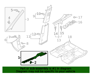 5NN-853-369-F-ESE - Door Sill Plate 2018-2021 Volkswagen Tiguan ...