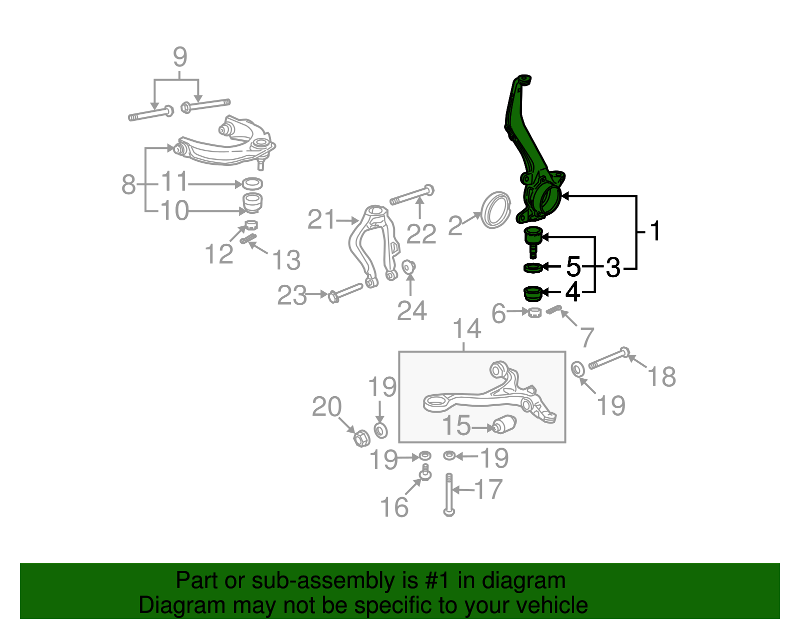 2009-2014 Acura TL Knuckle 51215-TK4-A00 | OEM Parts Online