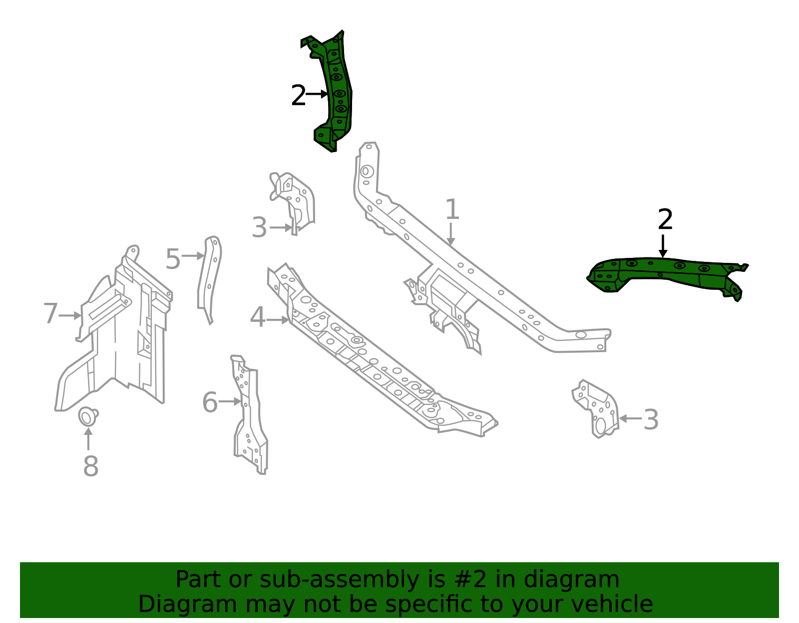 F2512-9AMMA | Nissan Support-Radiator Core Upper Rh - Genuine OEM ...