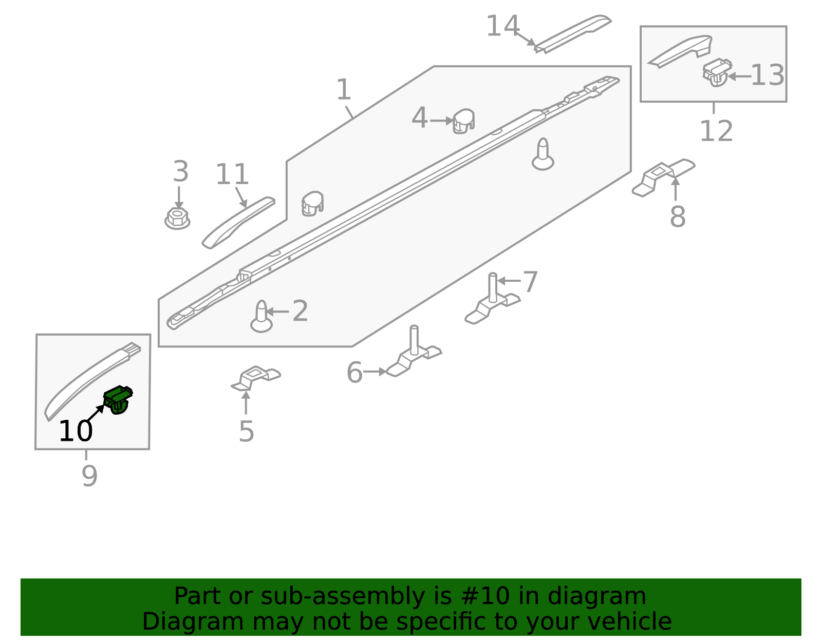 2014-2020 Kia OEM NEW 14-20 Kia Clip-Waist Line Molding Mounting Rear ...