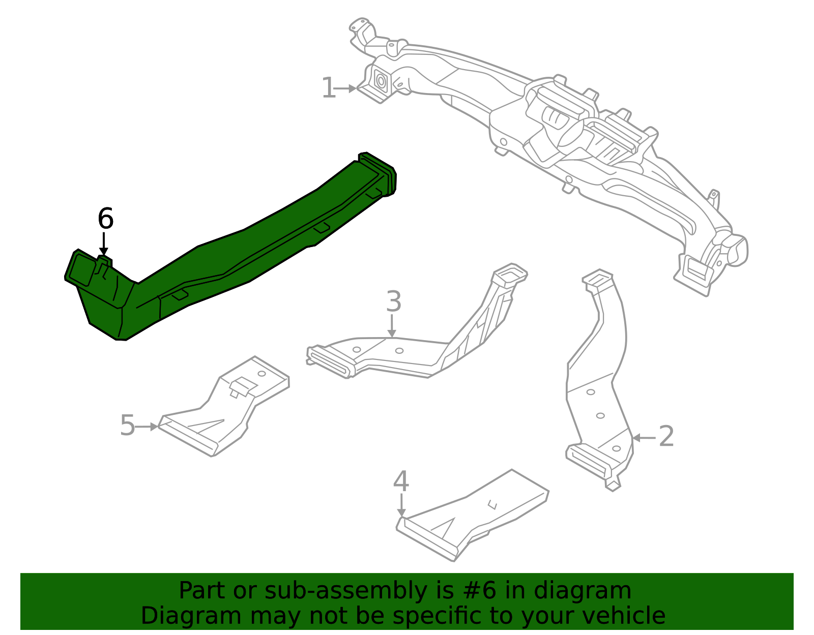 Air Duct - Dash Ventilation Restored 97020-T1000 | AutoNation Parts