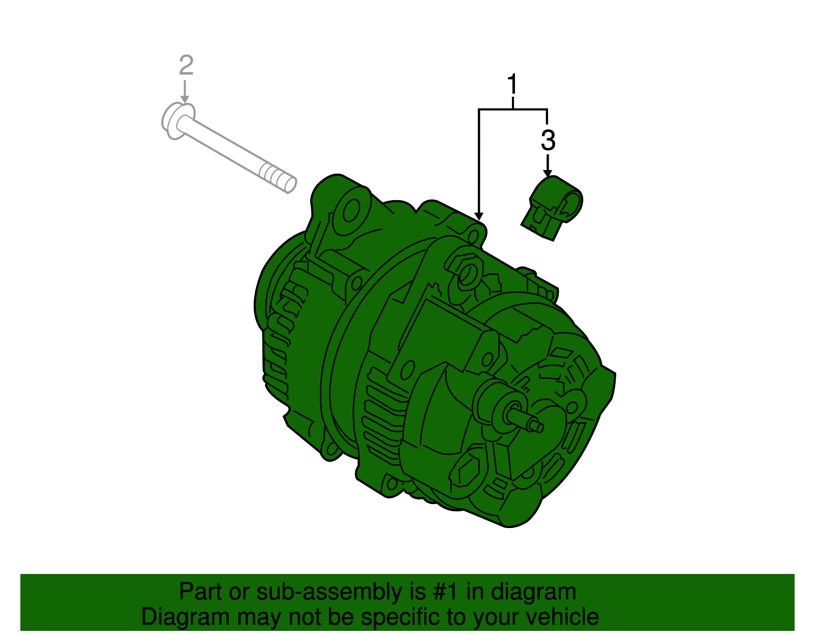 2011-2018 Kia | Alternator | 37300-3C510-SJ | Kia Auto Parts