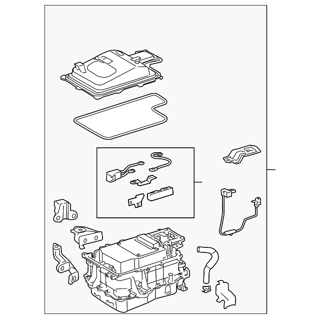 Genuine Toyota Drive Motor Inverter part# G92A0-48100 for 2008-2010 ...
