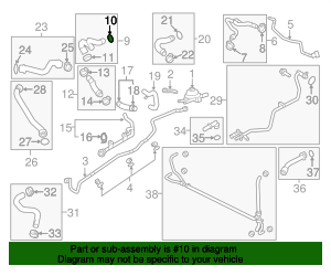 2010-2025 Porsche Engine Coolant Pipe O-Ring 996-106-801-01 | OEM Parts ...