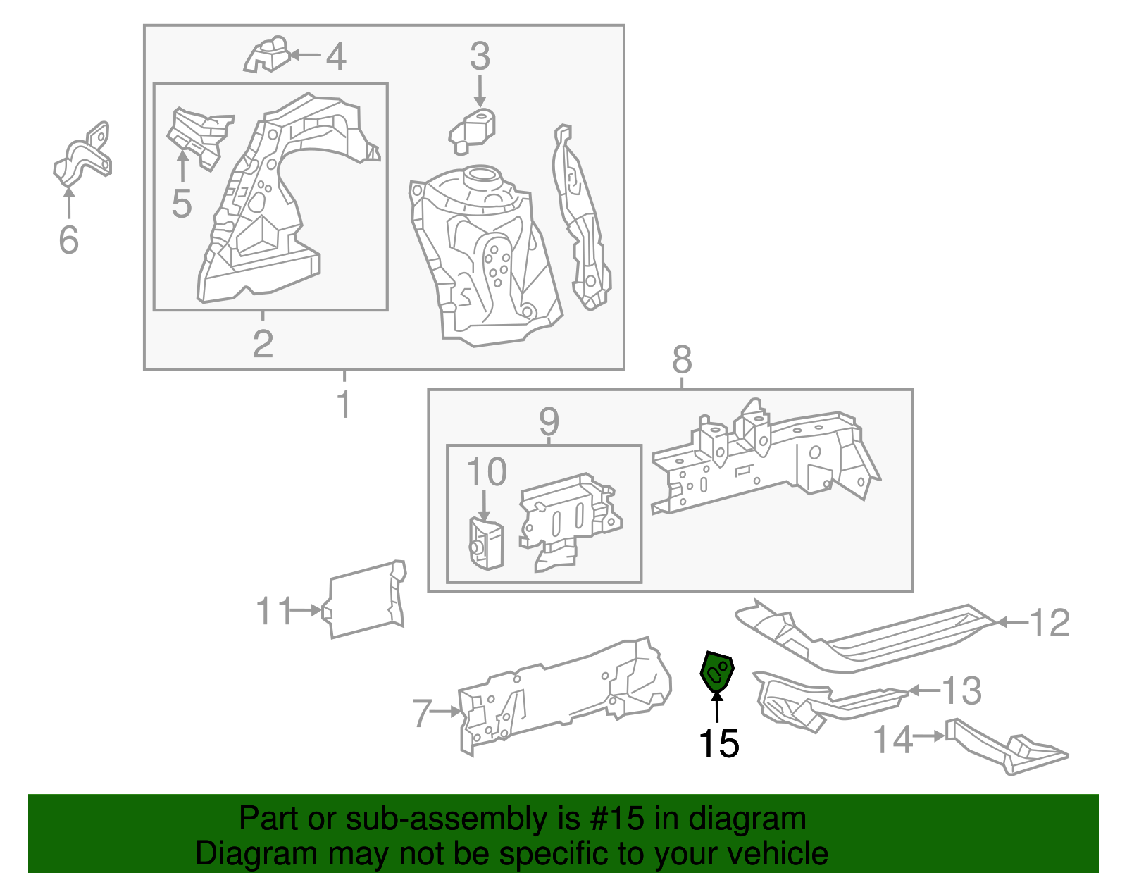 51963-52050 - Tow Hook Bracket - 2007-2019 Toyota | Nucar Toyota Parts