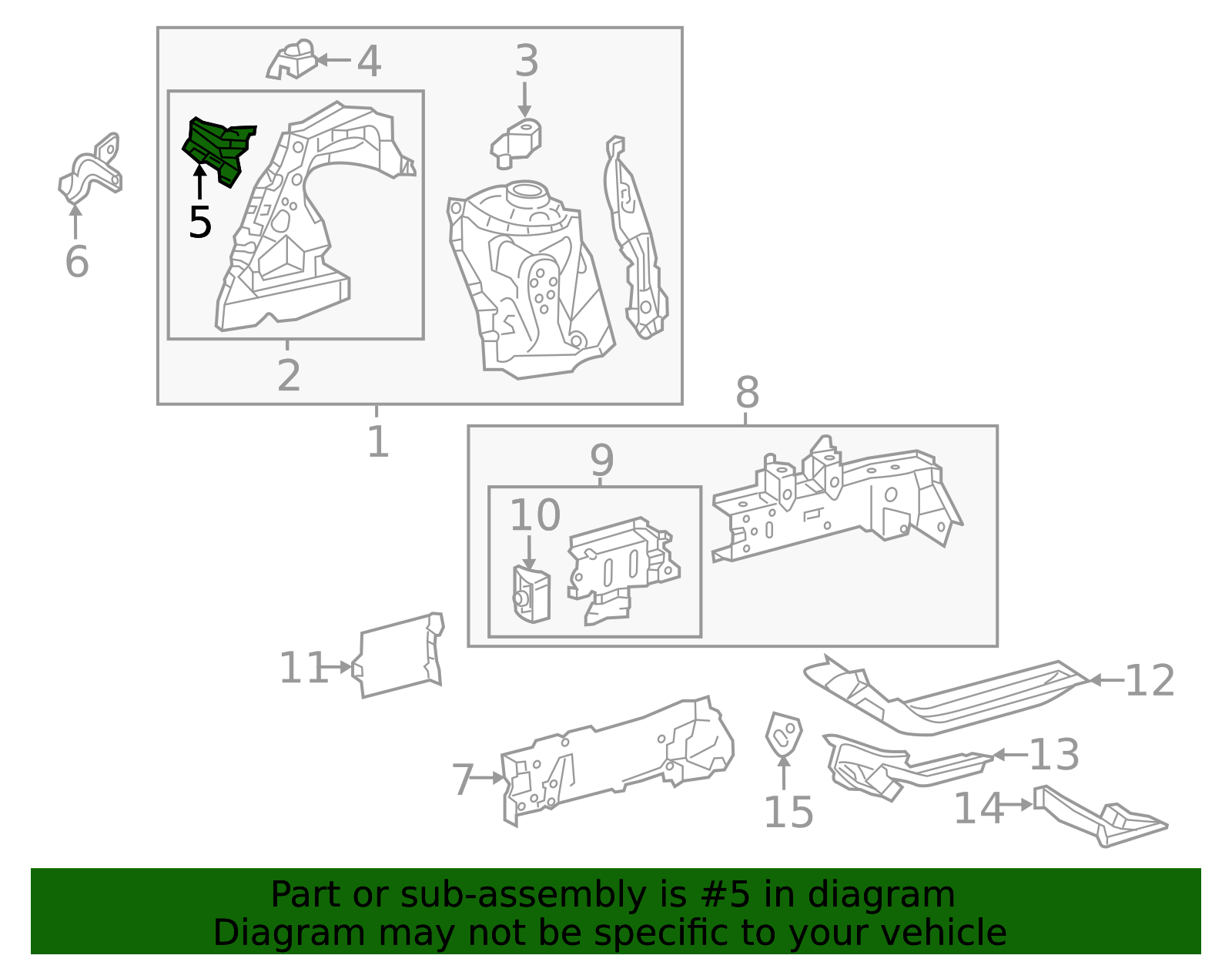 55168-52130 - High-Quality Fender Mounting Bracket for AutoNation Parts