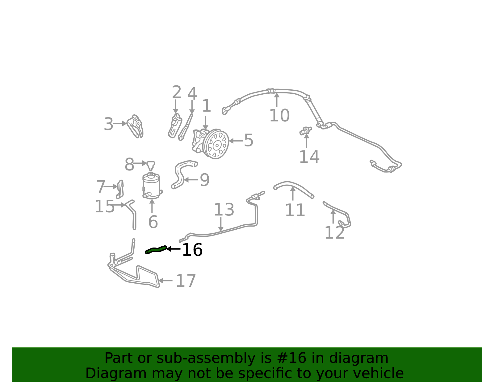 53732-SDB-A01 - 2003-2007 Honda Accord - Hose Oil Cooler | All Discount ...