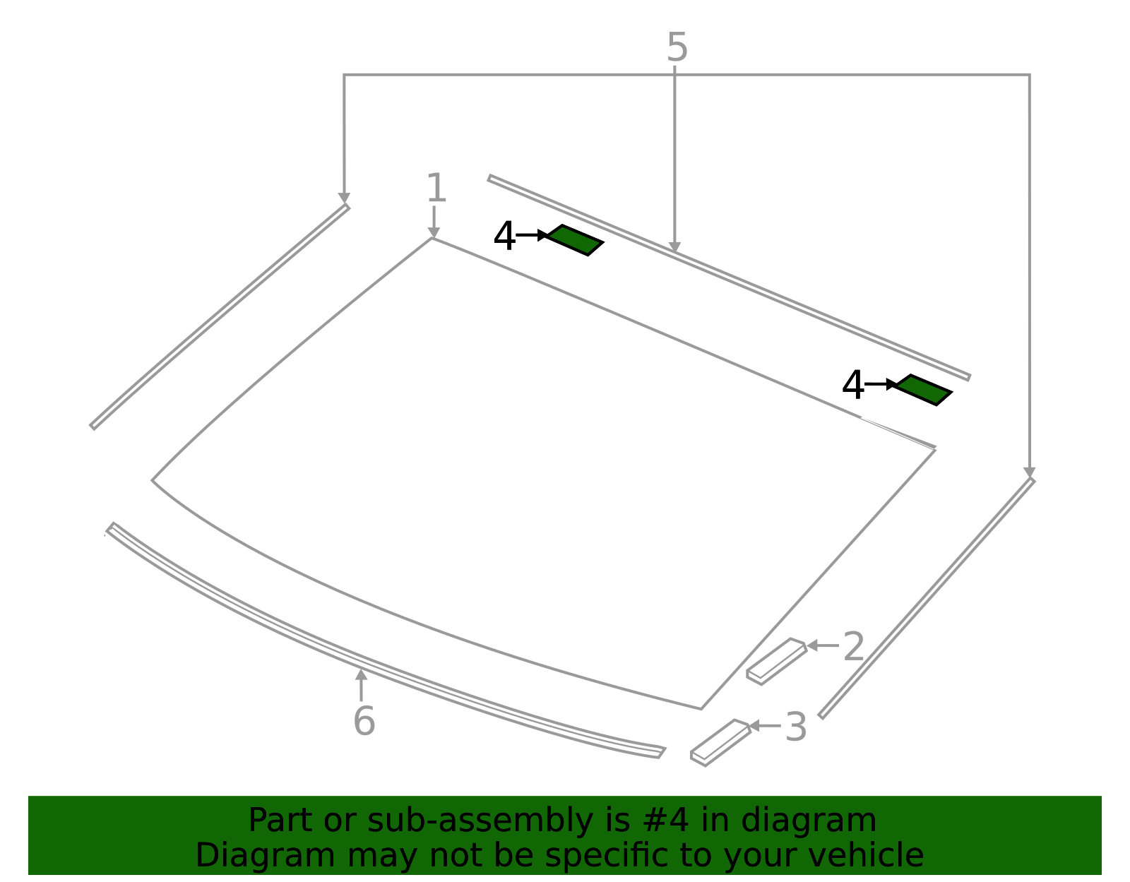 91568-SJA-A01 - Back Glass Clip 2014-2020 Honda | Honda Parts Online