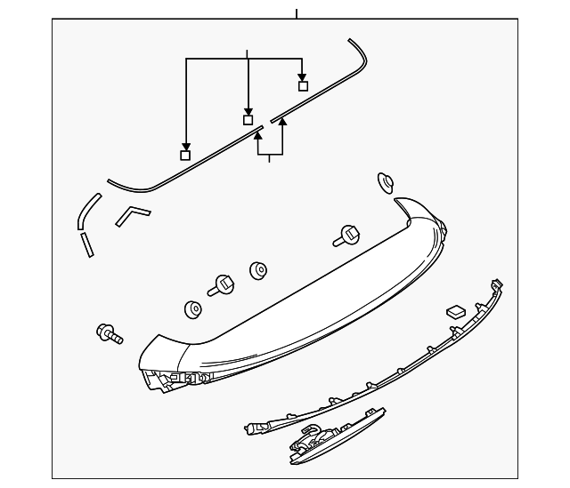 2016-2023 Mazda CX-9 Spoiler TK48-51-960G-2M | Mazda Parts Deals