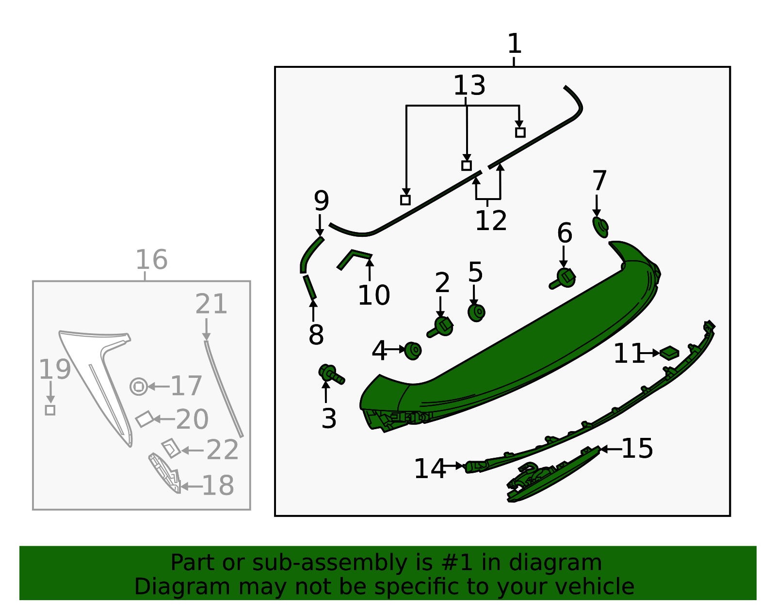 2016-2023 Mazda CX-9 Spoiler TK48-51-960G-2M | Mazda Parts Deals