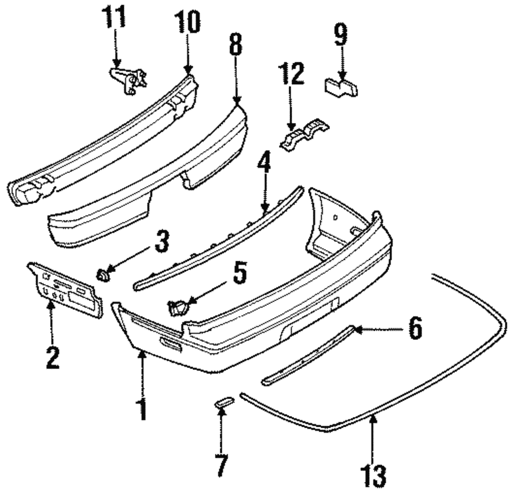 1990-1996 Infiniti Bumper Cover Clip 62699-3JV0A | INFINITI OF WEST CHESTER