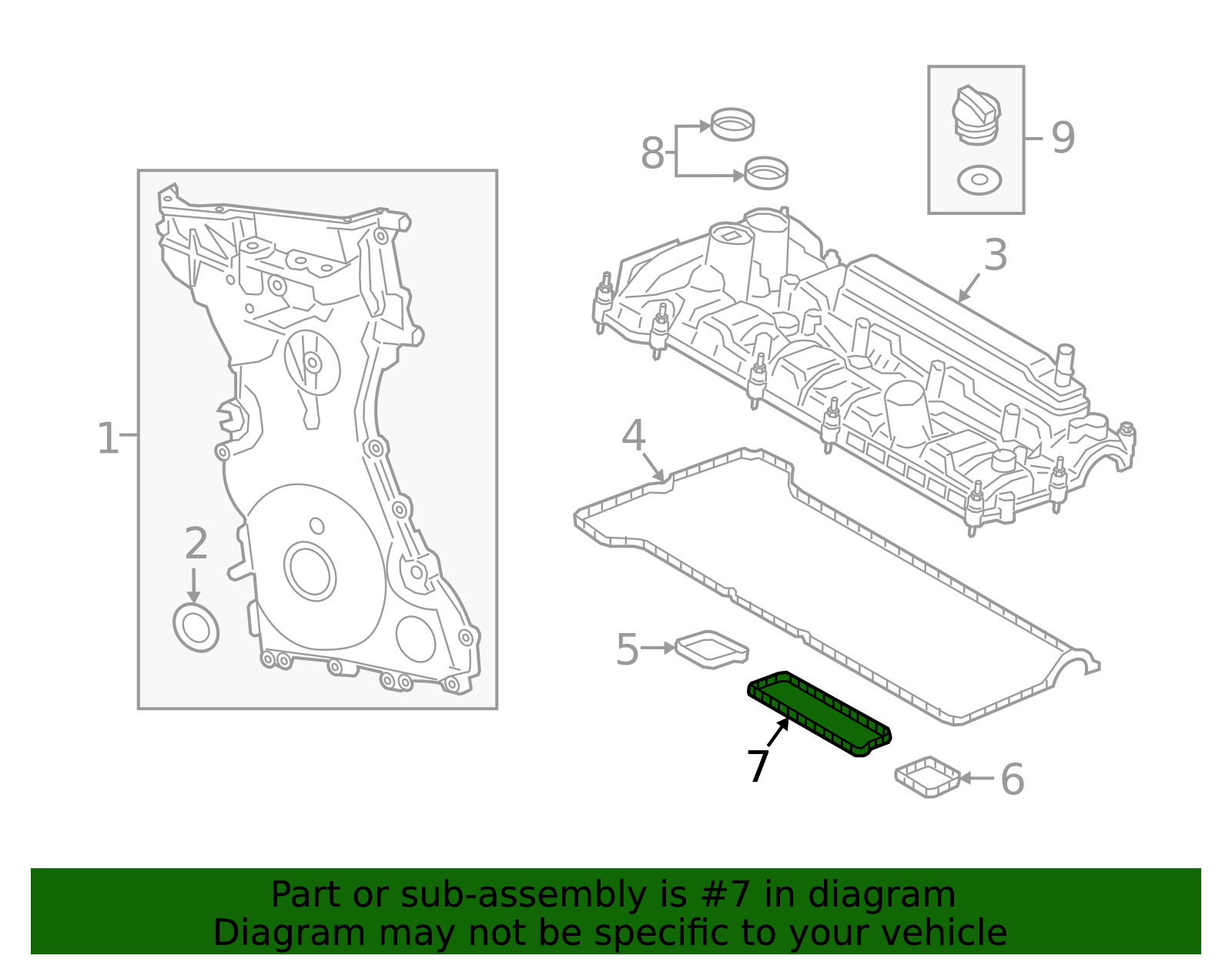 2019-2023 Ford Transit Connect | Valve Cover Gasket | JX6Z-6584-E ...