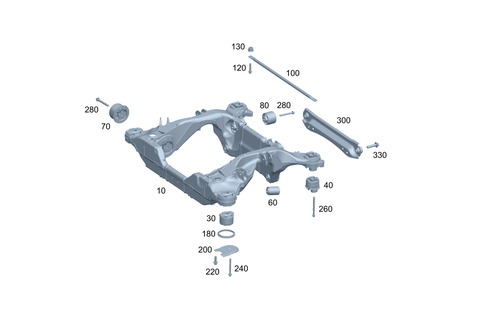 Rear Axle Carrier for 2024 Mercedes-Benz EQE 350 | Mercedes-Benz USA Parts