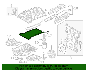 2016-2026 GM Engine Valve Cover Gasket 12636177 GM | GMPartsDirect.com