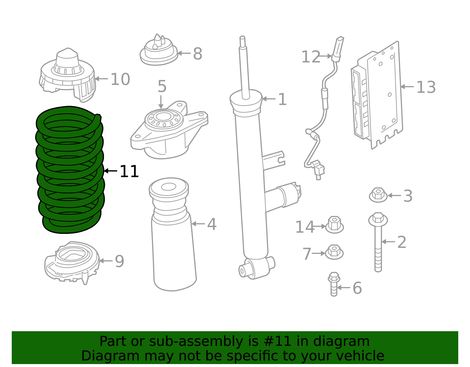 2020-2025 Toyota GR Supra Coil Spring 48131-WAA03 | Toyota Parts Center