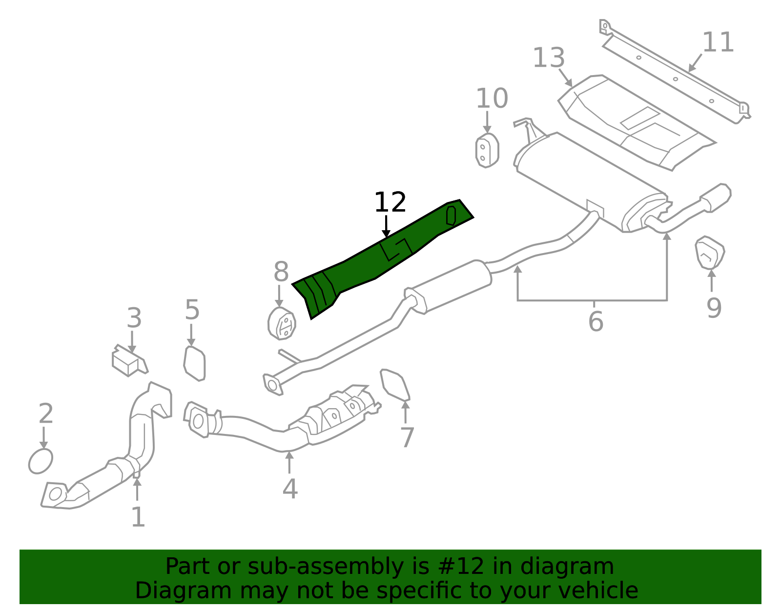 2015-2020 Nissan Rogue Heat Shield 74758-5HA0A | TascaParts.com