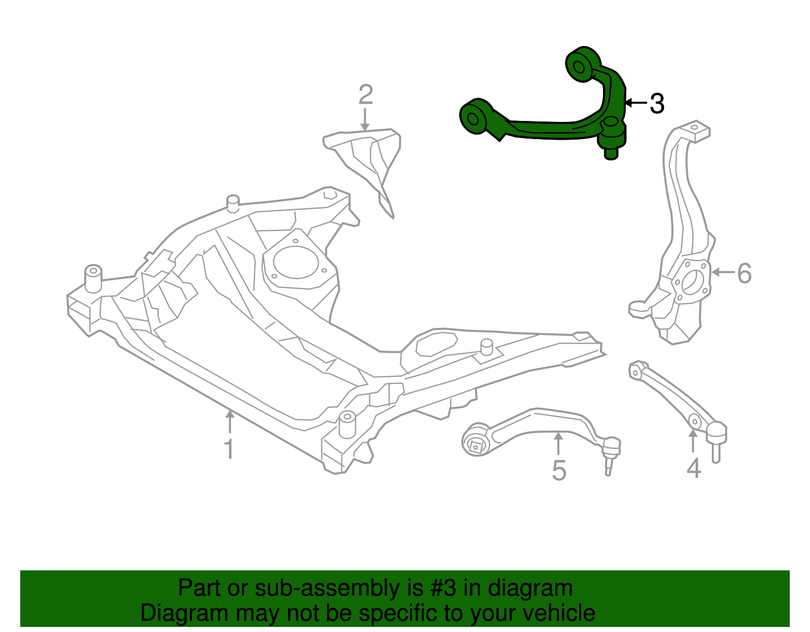 31106868530 - 2016-2022 BMW Upper Control Arm (31-10-6-868-530) | BMW ...