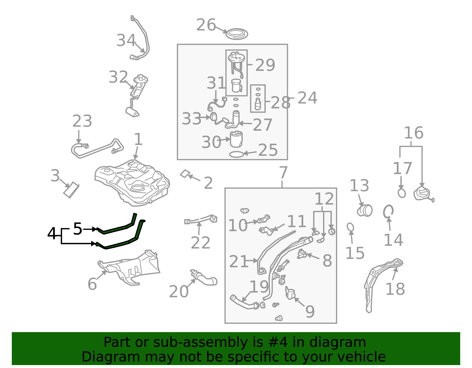 77601-12360 - High-Quality Fuel Tank Strap for 2009-2013 Toyota Matrix ...