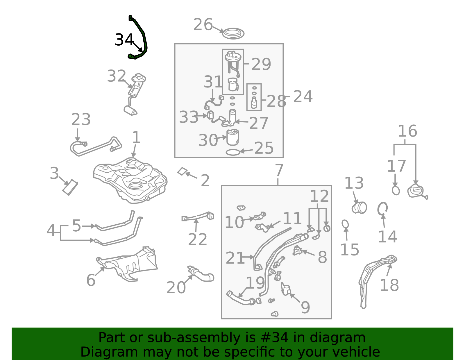 77209-02120 - High-Quality Fuel Line for 2009-2013 Toyota Matrix ...