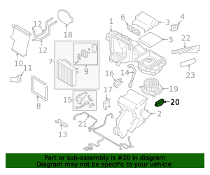 2015-2025 Volkswagen HVAC Blower Motor Control Module 5Q0-907-521-E ...