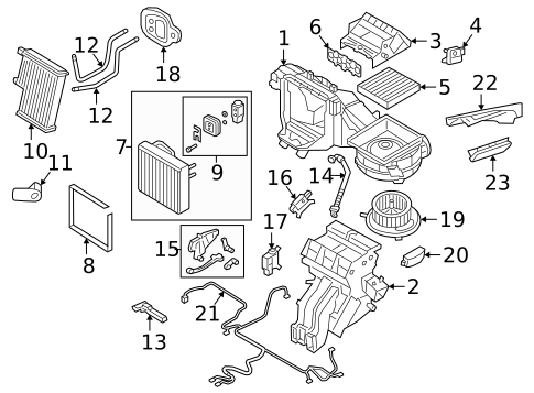 HVAC Case for 2020 Volkswagen Atlas Cross Sport | Volkswagen Parts Catalog
