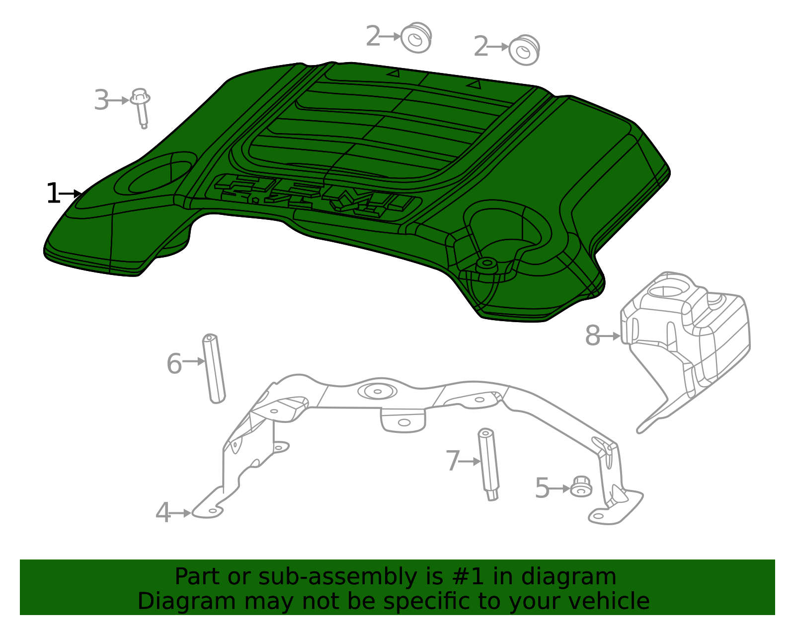 Engine Cover 05281553AD | Mopar Parts Canada