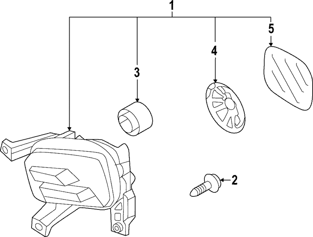 92201-P1100 - Fog Lamp Assembly 2023-2025 Kia Sportage | Kia.Parts Store