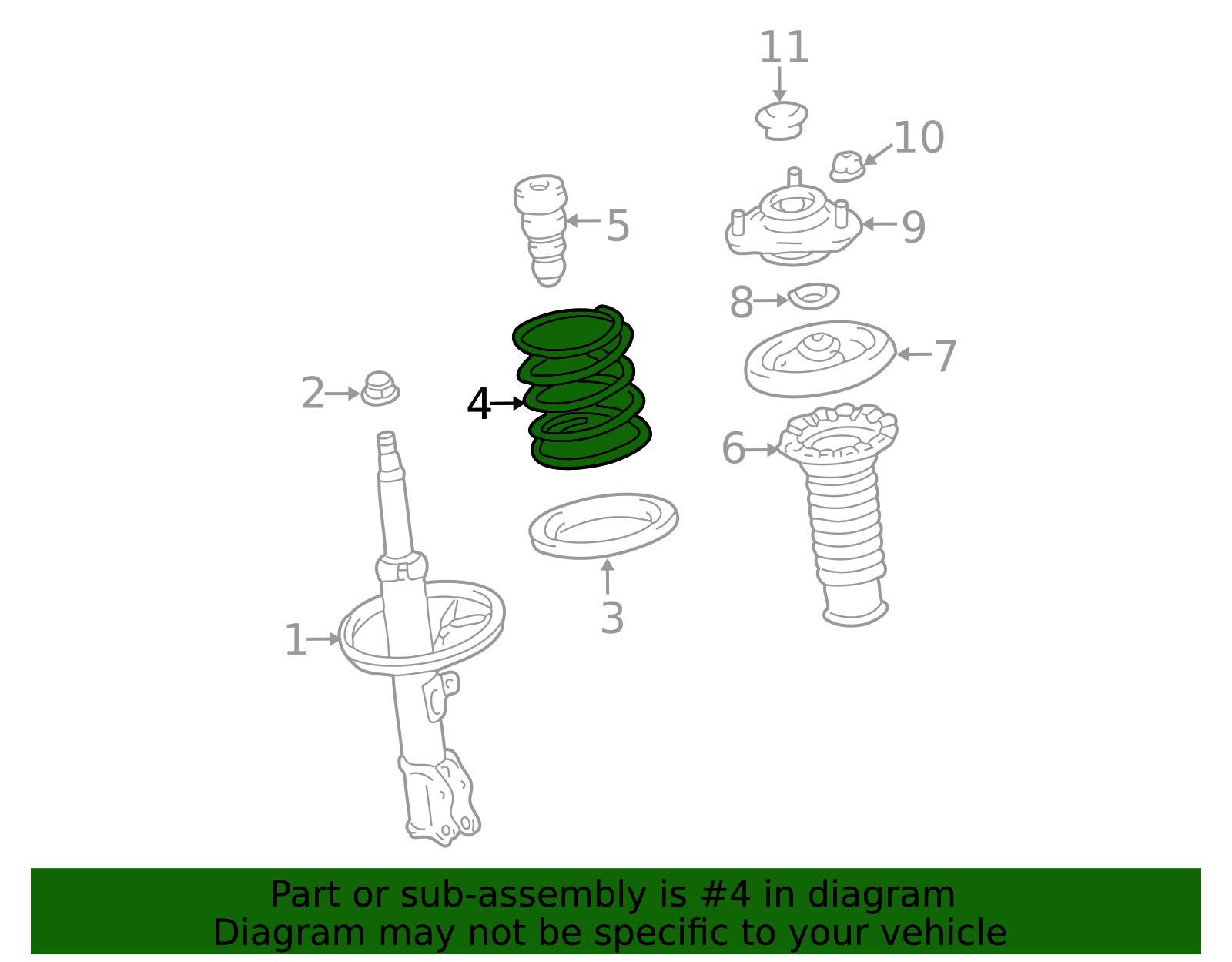 2014-2019 Toyota Corolla Coil Spring 48131-02M90 | Toyota Parts Center