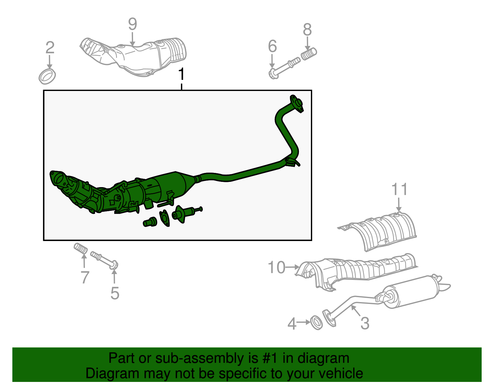 2010-2015 Toyota Prius Exhaust Pipe 17410-37160 | Grieco Toyota