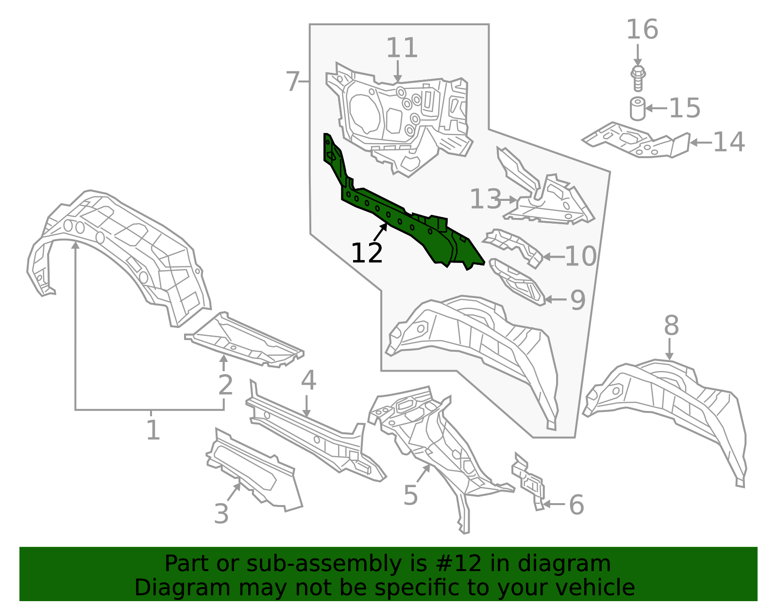 8W7-813-650 - Outer Reinforced 2018-2024 Audi | Audi OEM Parts