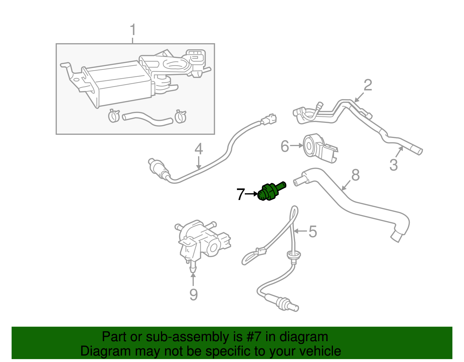 2006-2015 Toyota 2006-2015 Toyota - PCV Valve 1220428030 | Sparks Parts