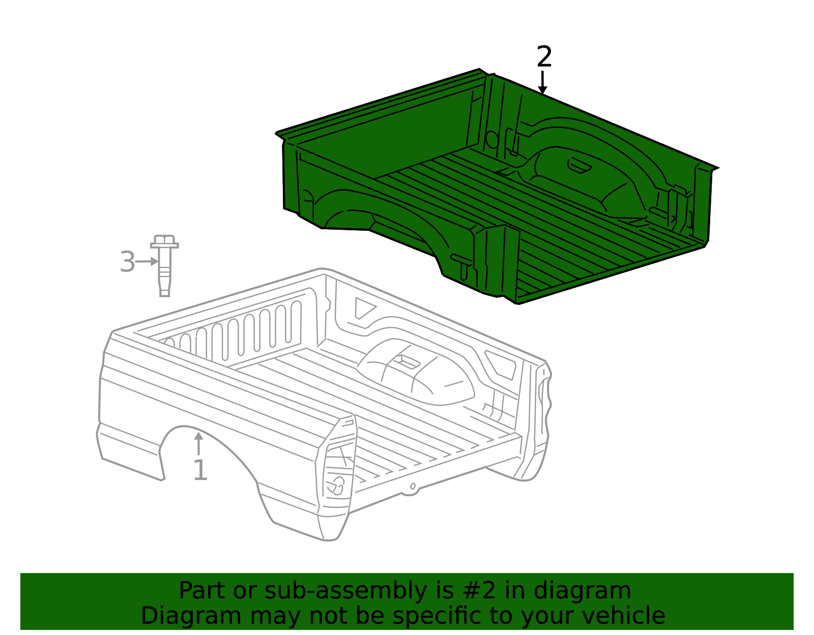 82214984AD - Drop-In Bed Liner - 8ft Bed - Dually - 2019 2020 Ram 3500 ...