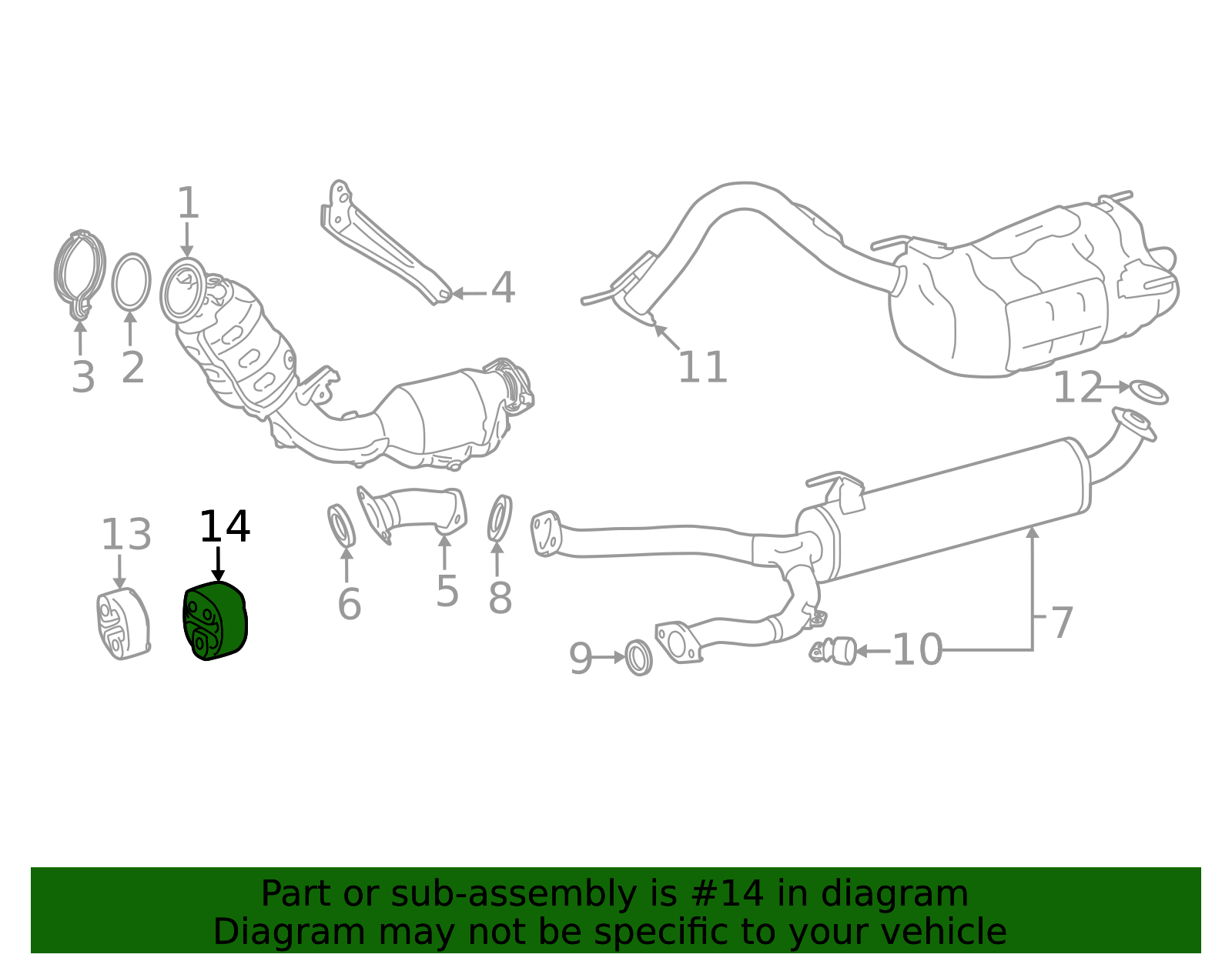 2005-2025 Lexus Exhaust System Hanger 17565-31050 | OEM Parts Online