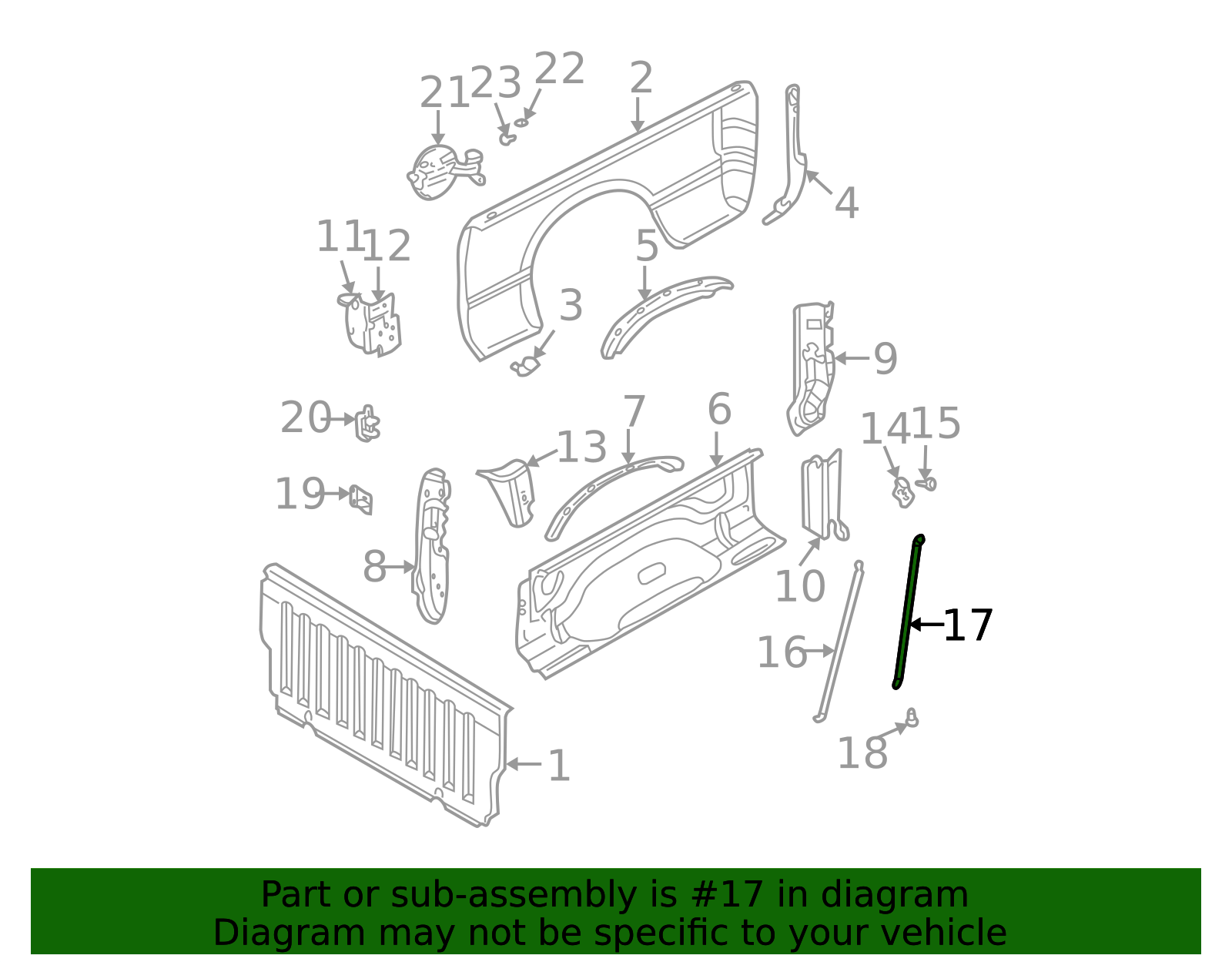 Side Brace 55359892AA | Mopar Parts Canada