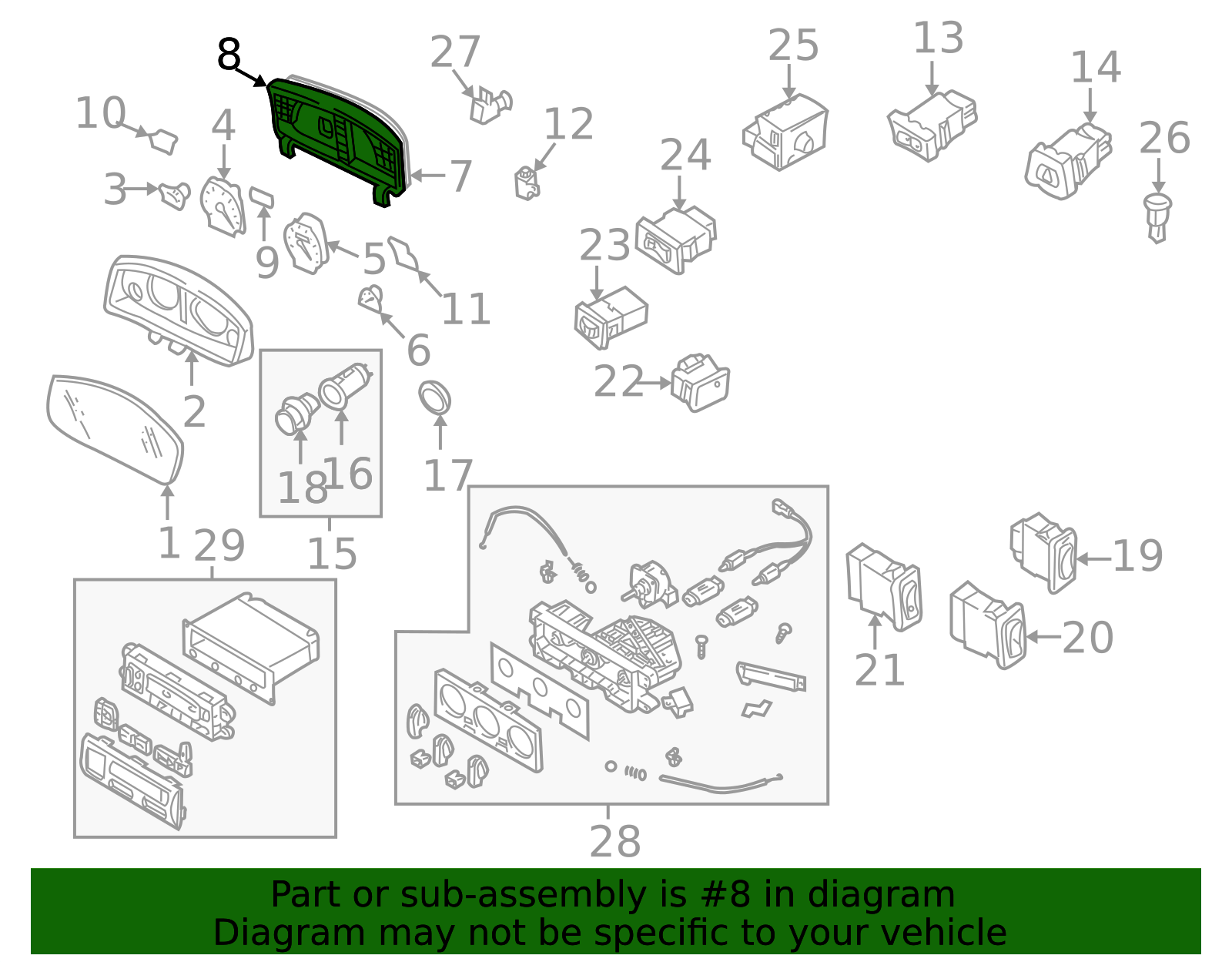 24814-4W300 - Circuit Board 2001 Nissan Pathfinder | Official Nissan ...