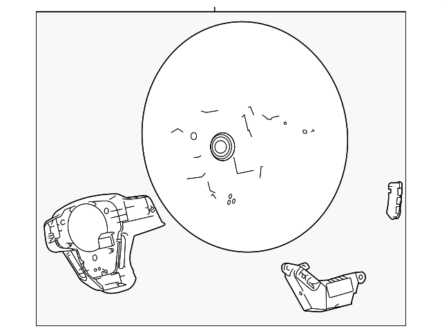 2021-2025 Toyota Sienna Steering Wheel 45100-08280-C0 | Toyota Parts Center