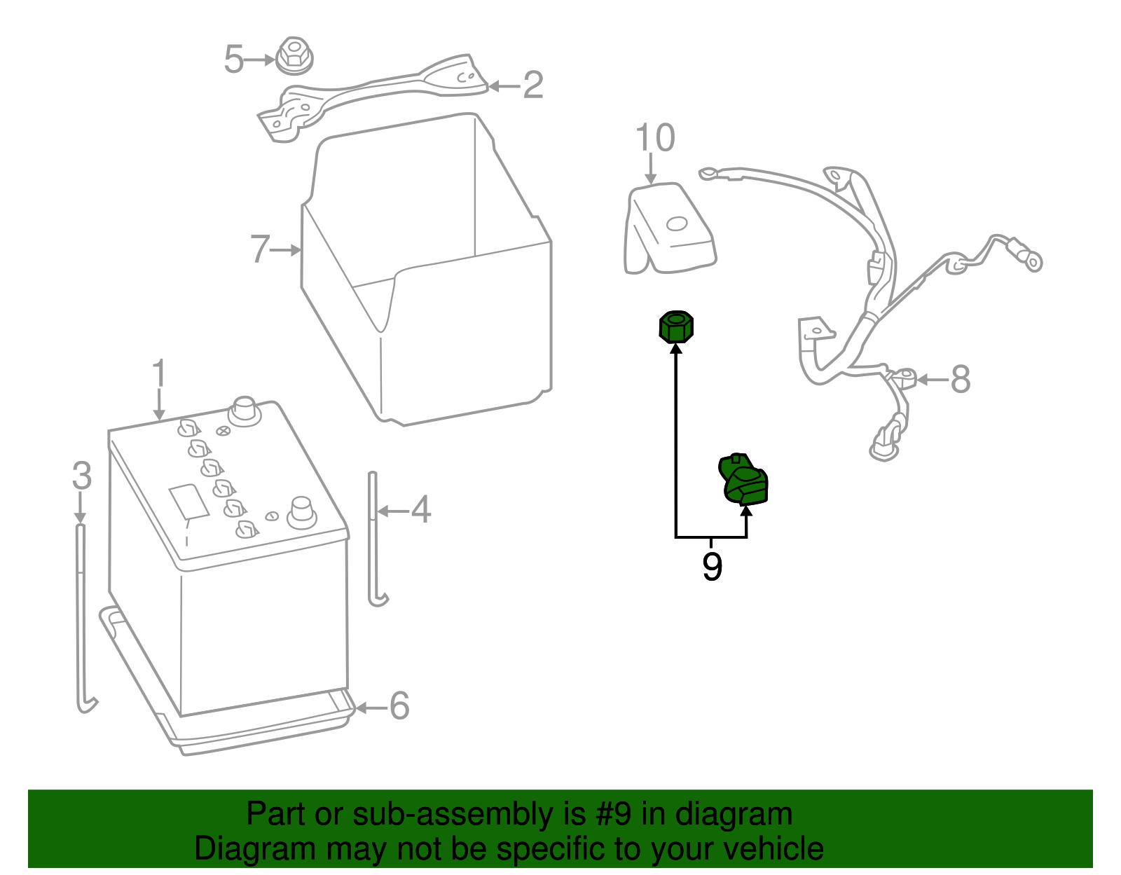 2018-2025 Subaru Voltage Sensor 29182AA140 | World OEM Parts Subaru