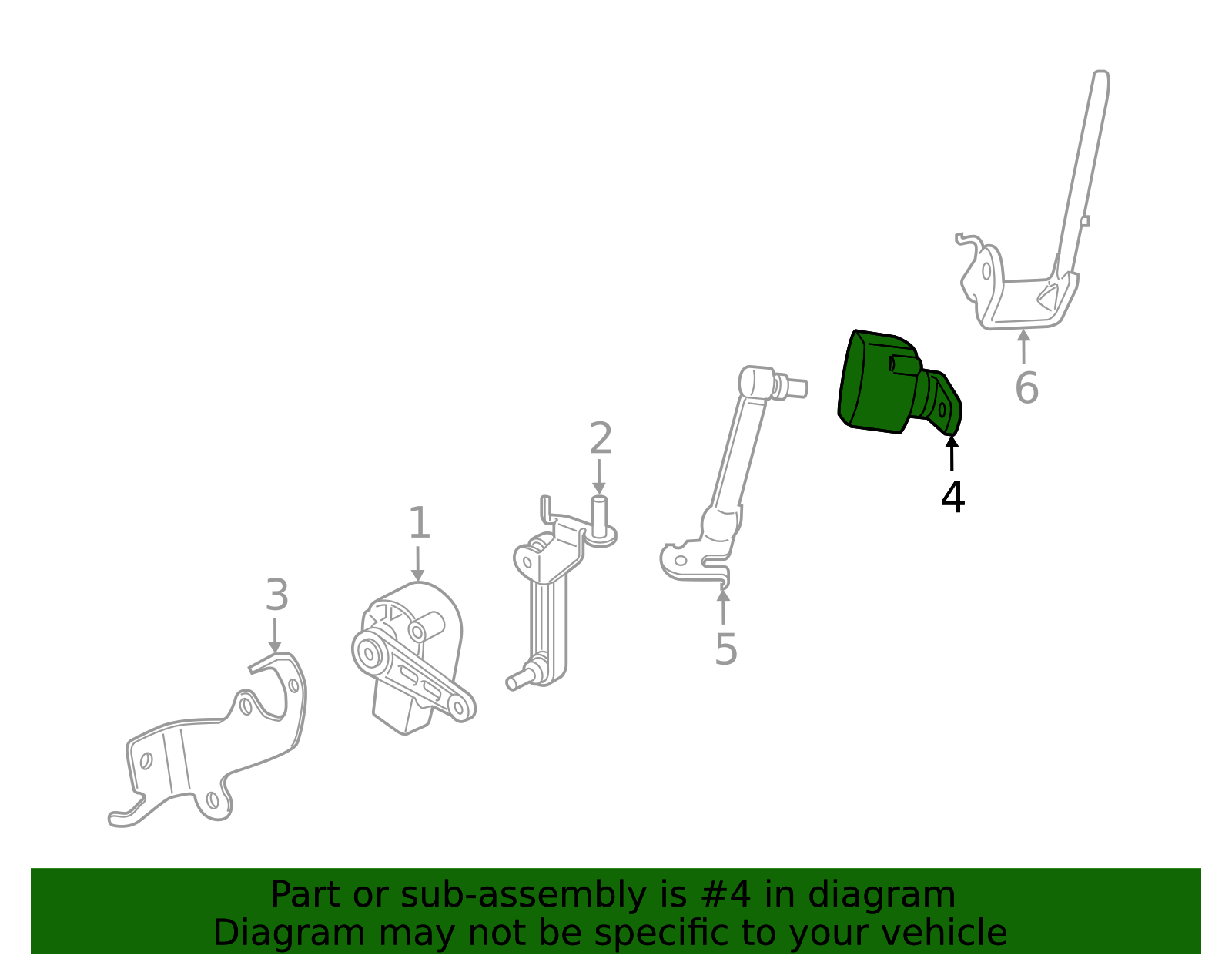 37146870200 - 2014-2023 BMW Height Sensor (37-14-6-870-200) | BMW of ...