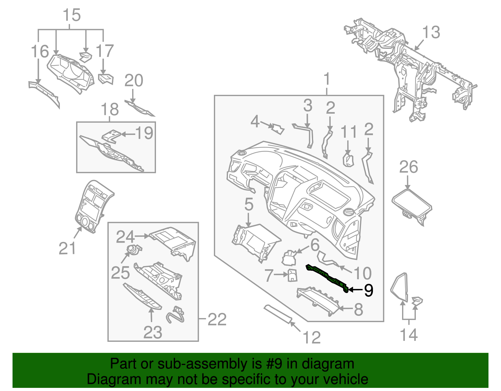 84545-1F000 - Hinge Reinforced 2005-2010 Kia Sportage | Kia.Parts Store