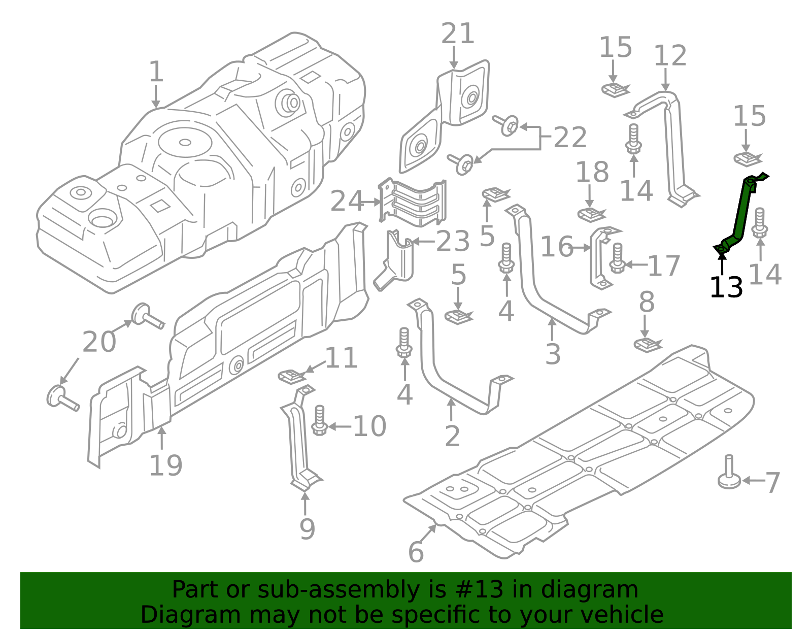 2017-2025 Ford Front Bracket HC3Z-9046-E | Ford OEM Parts Outlet