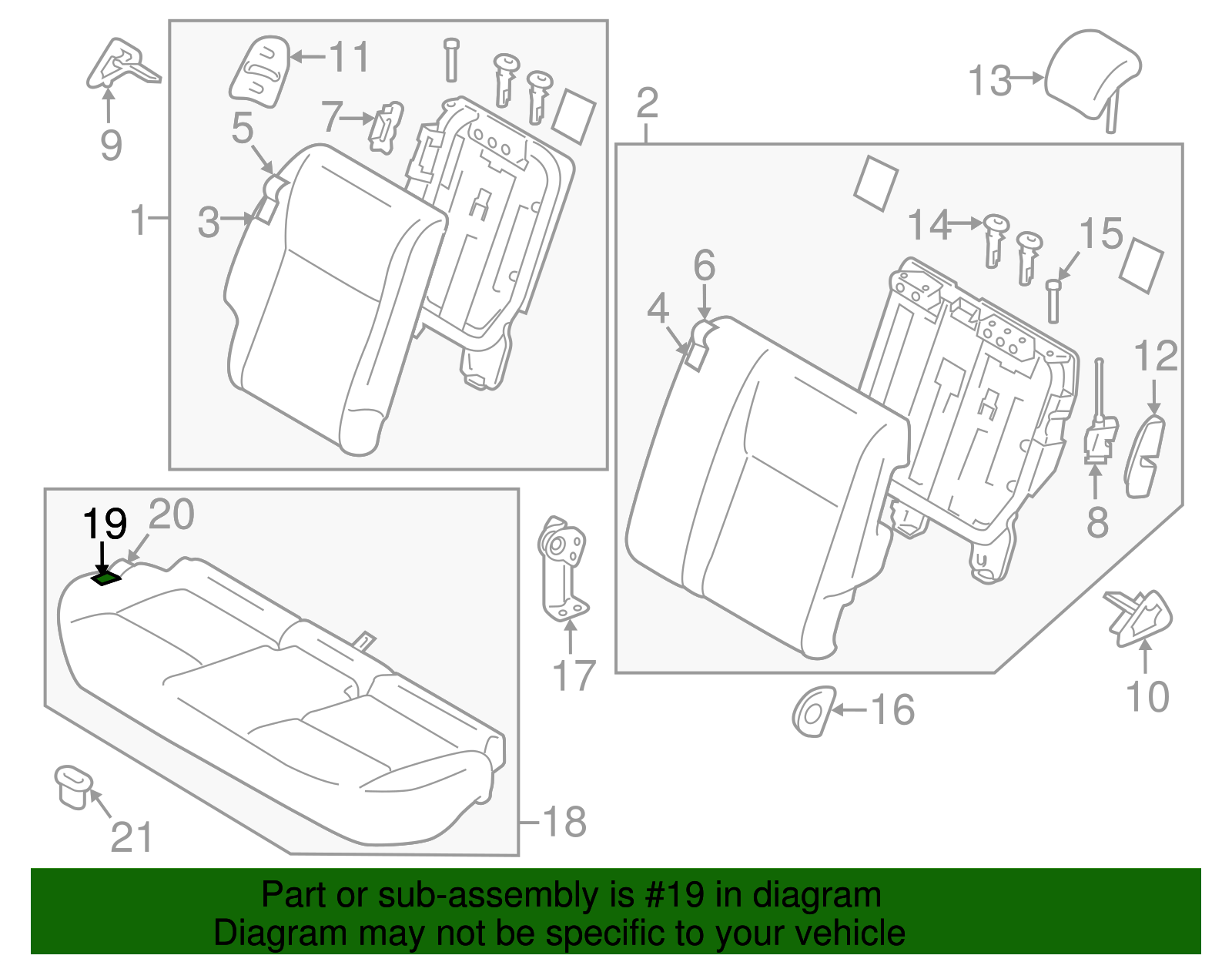 88305-1KA1A - Pad Assembly 2011-2017 Nissan Juke | Sullivan Brothers Nissan