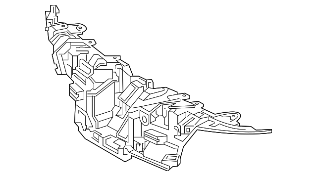 Genuine Toyota Grille Reinforcement part# 53114-12230 for 2019-2025 ...