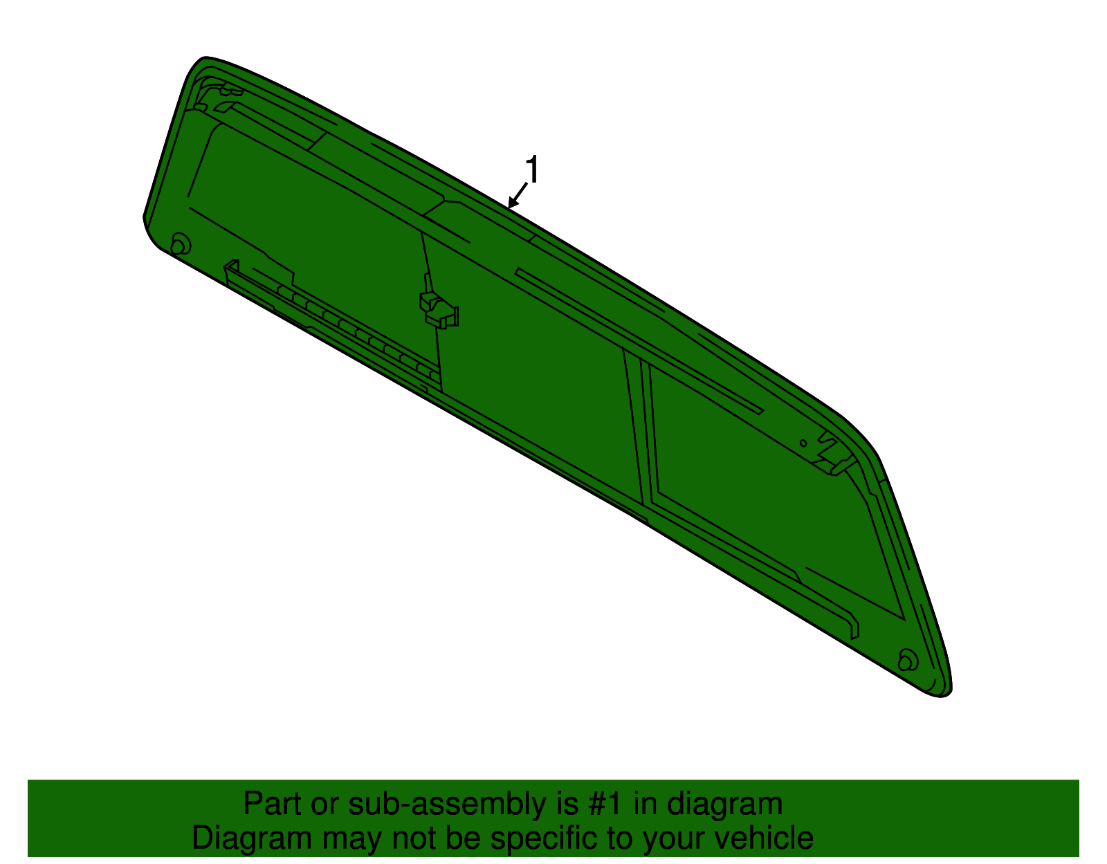 79700-EZ20A - Back Glass - 2016-2024 Nissan | Nissan OEM Parts Direct