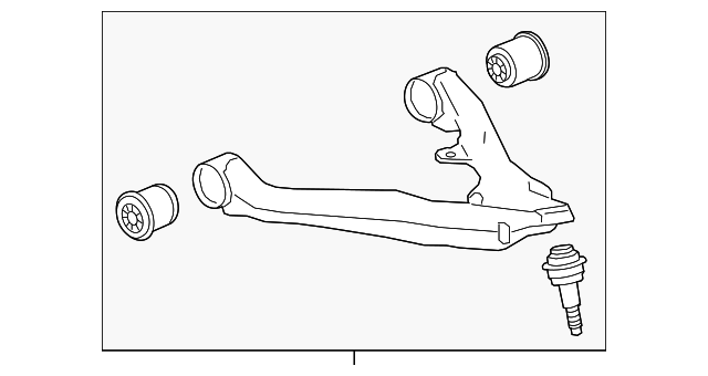 2021-2025 GM (Replaces 84973286) Front Driver Side Lower Control Arm ...