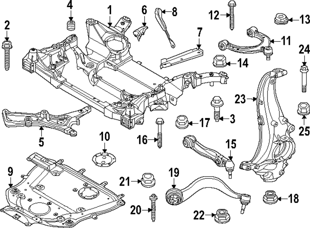 Genuine BMW 31-10-8-837-711 | Lower Control Arm | FREE Shipping on Most ...