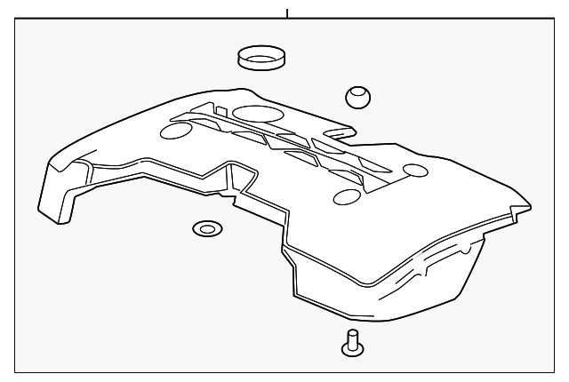 2017-2021 GM Engine Cover 25201315 | Capital Chevy Parts