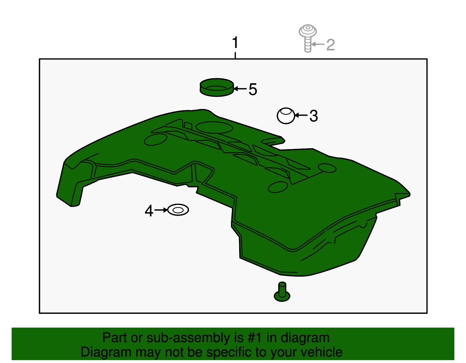 2017-2021 GM Engine Cover 25201315 | Capital Chevy Parts