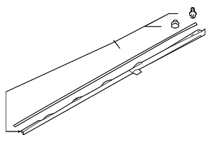 91112SJ330 - Rocker Molding 2019-2024 Subaru Forester | Subaru Factory ...